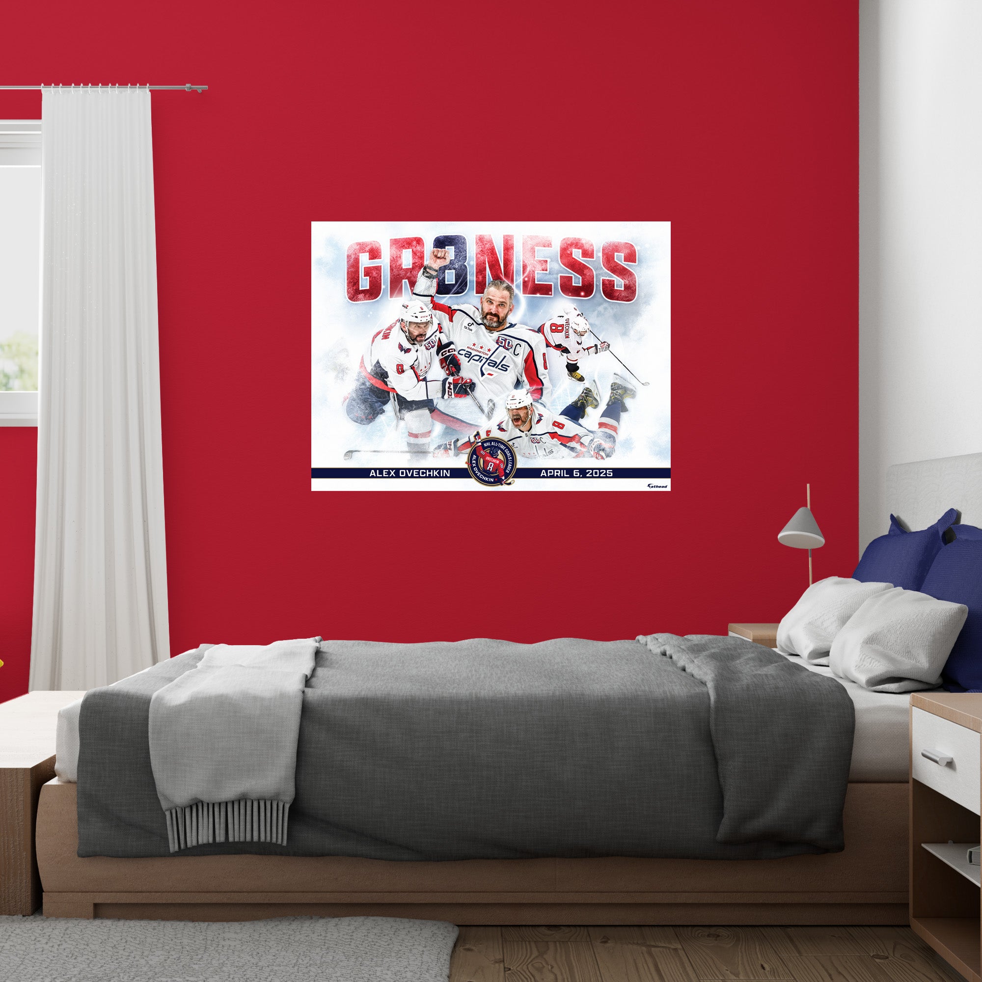 Alex Ovechkin - All-Time Goals Leader - Peel & Stick Poster - Official – Fathead