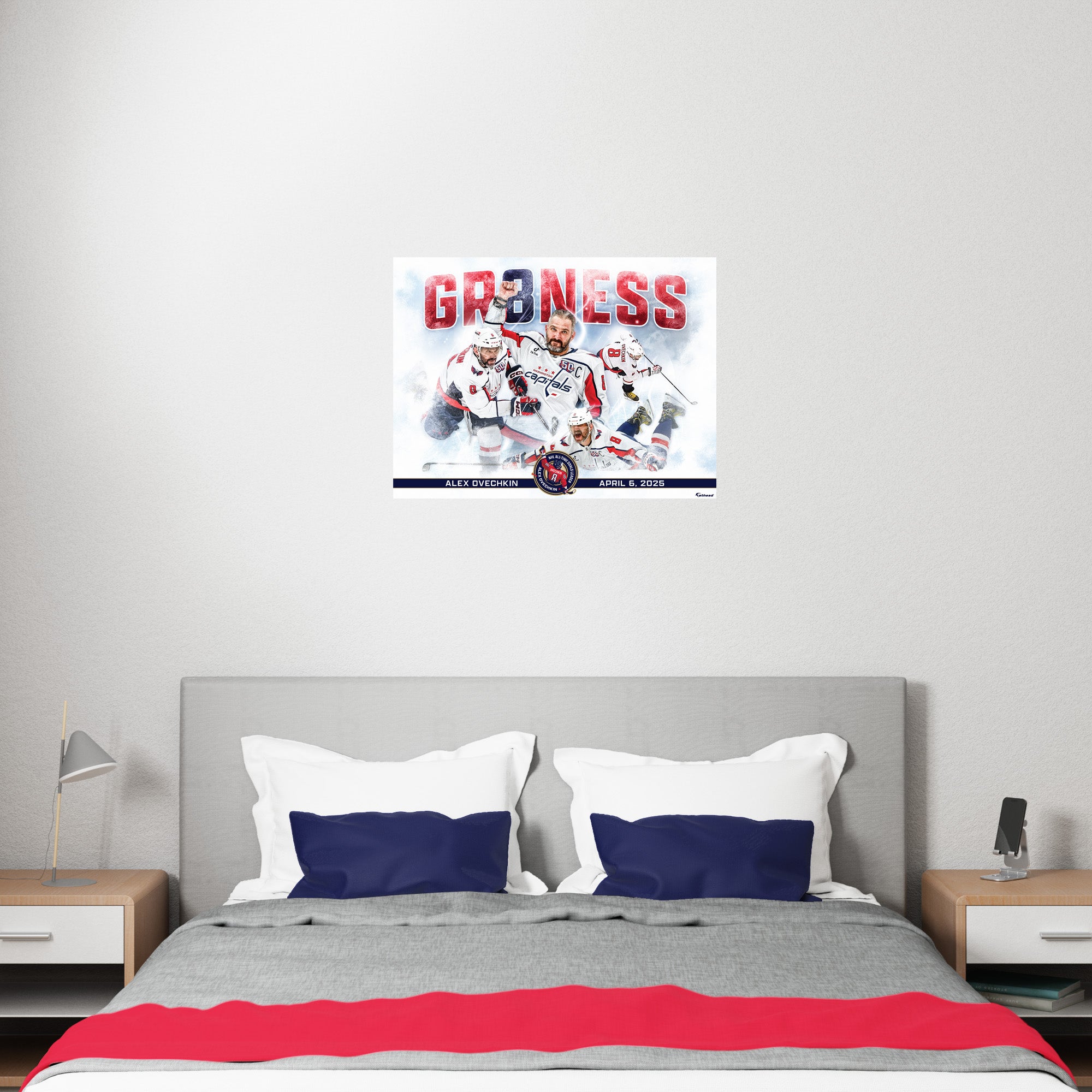 Alex Ovechkin - All-Time Goals Leader - Peel & Stick Poster - Official – Fathead