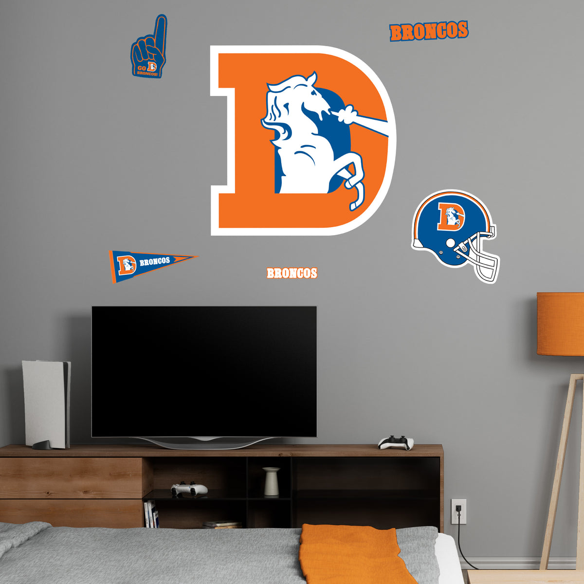 Denver Broncos - RealBig Classic Logo Collection - Official NFL - Reus ...
