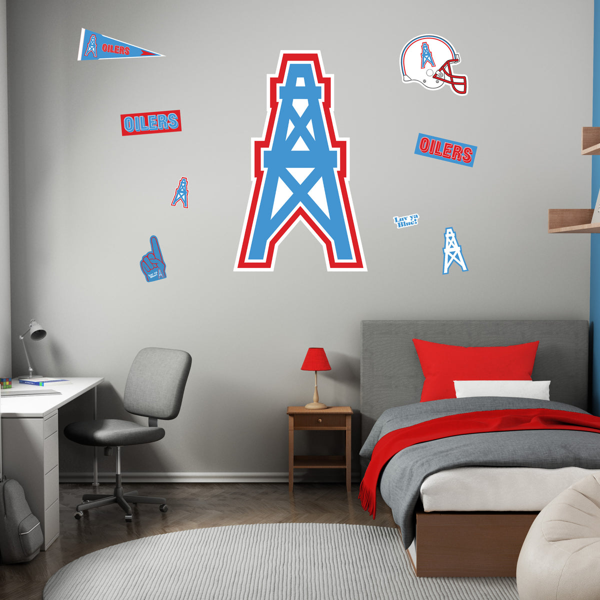 Houston Oilers - RealBig Classic Logo Collection - Official NFL - Reus ...