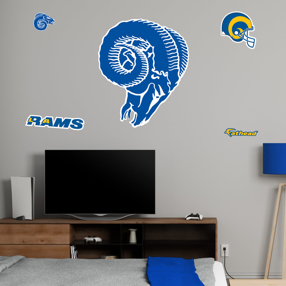 Los Angeles Rams - RealBig Classic Logo Collection - Official NFL - Re ...