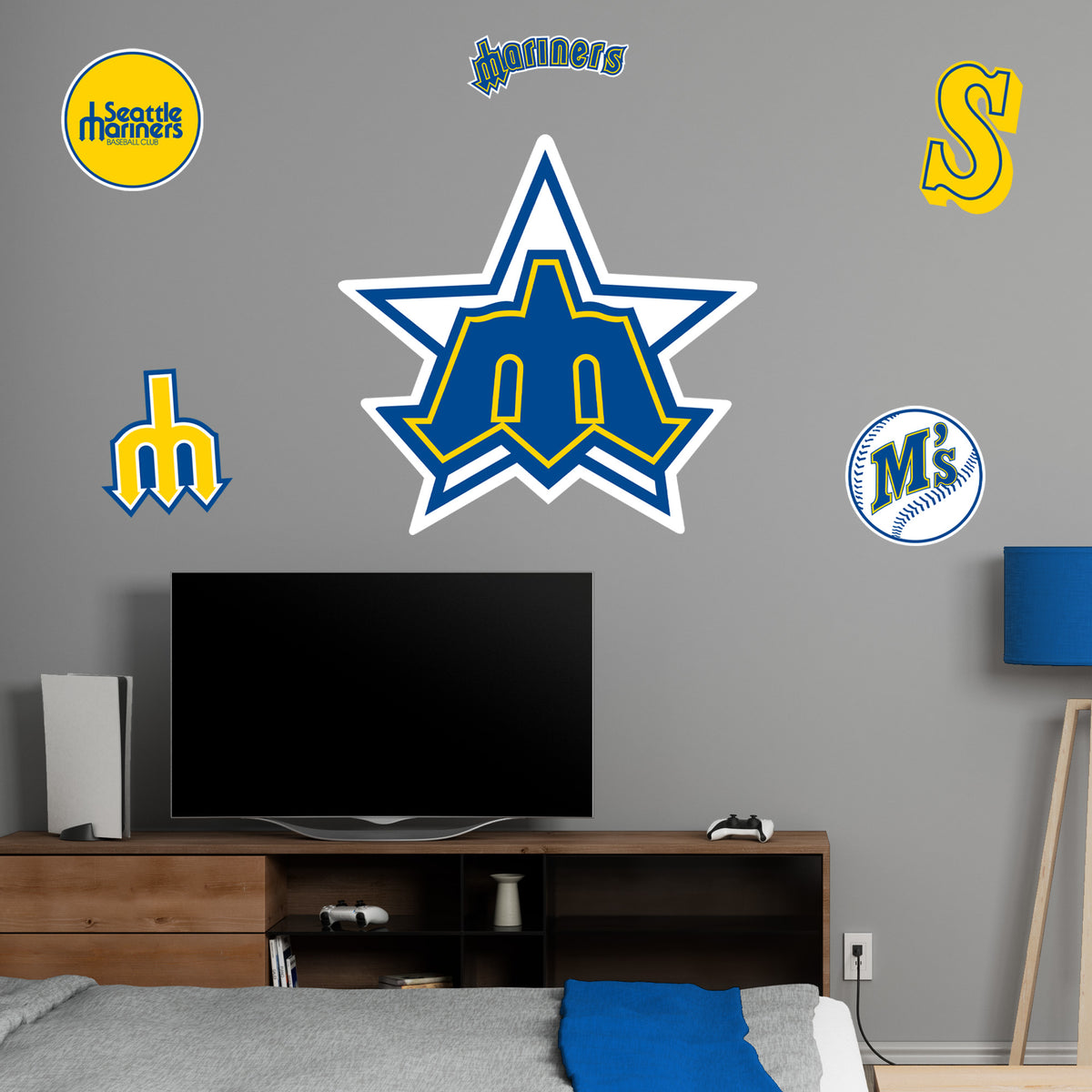 Seattle Mariners - RealBig Classic Logo Collection - Official MLB - Re ...