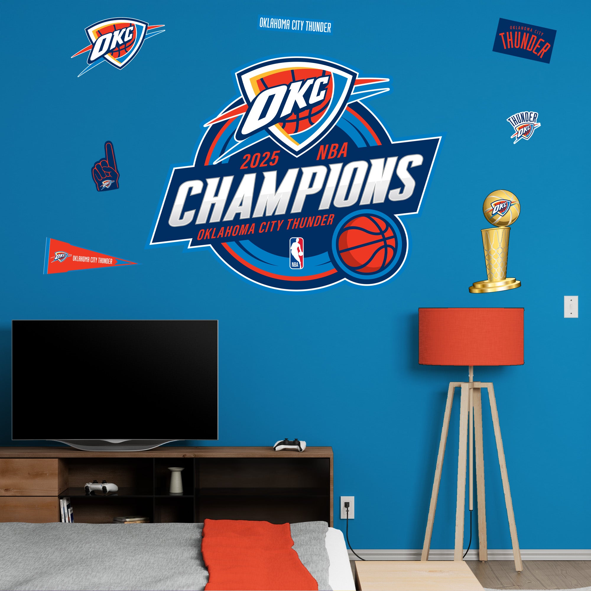 NBA 2025 Champions - RealBig Logo Collection - Official NBA - Oklahoma ...