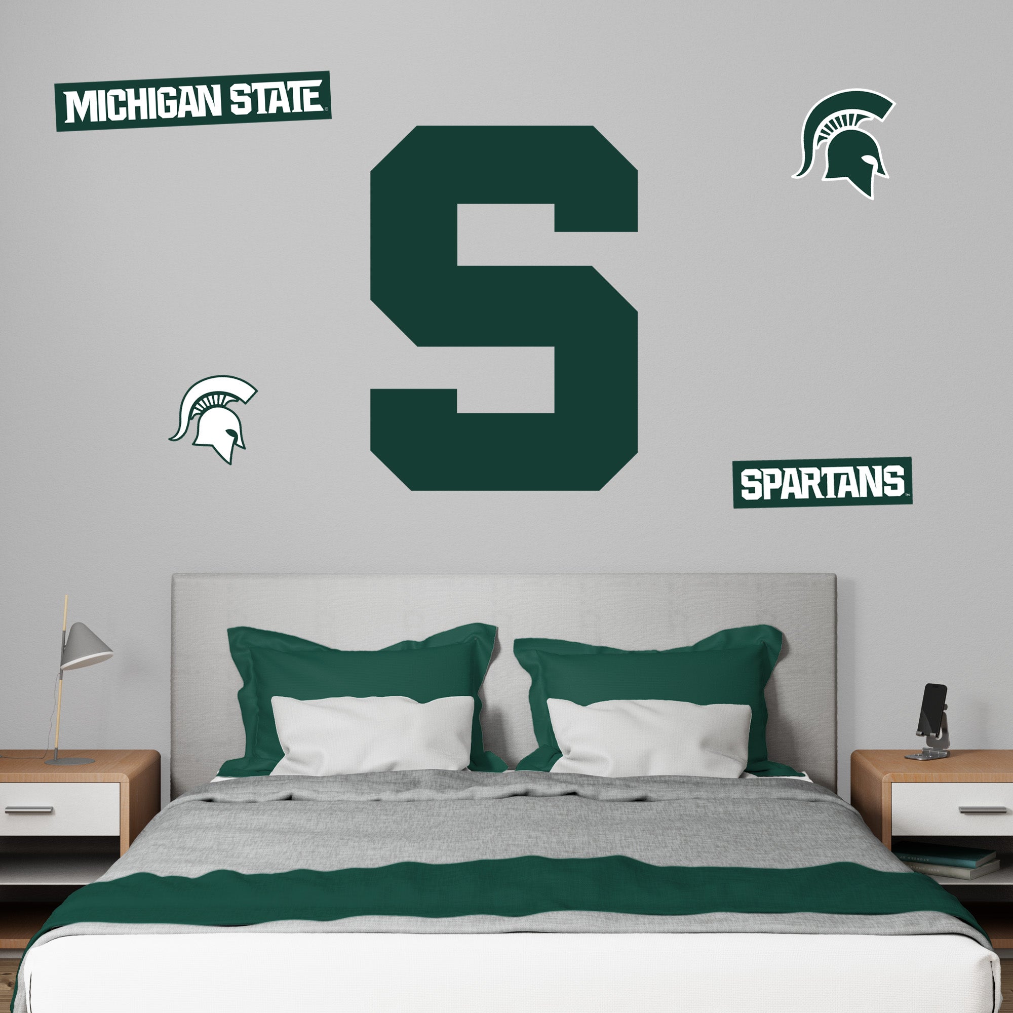 Michigan State Spartans - RealBig Block S Logo Collection - Official N ...
