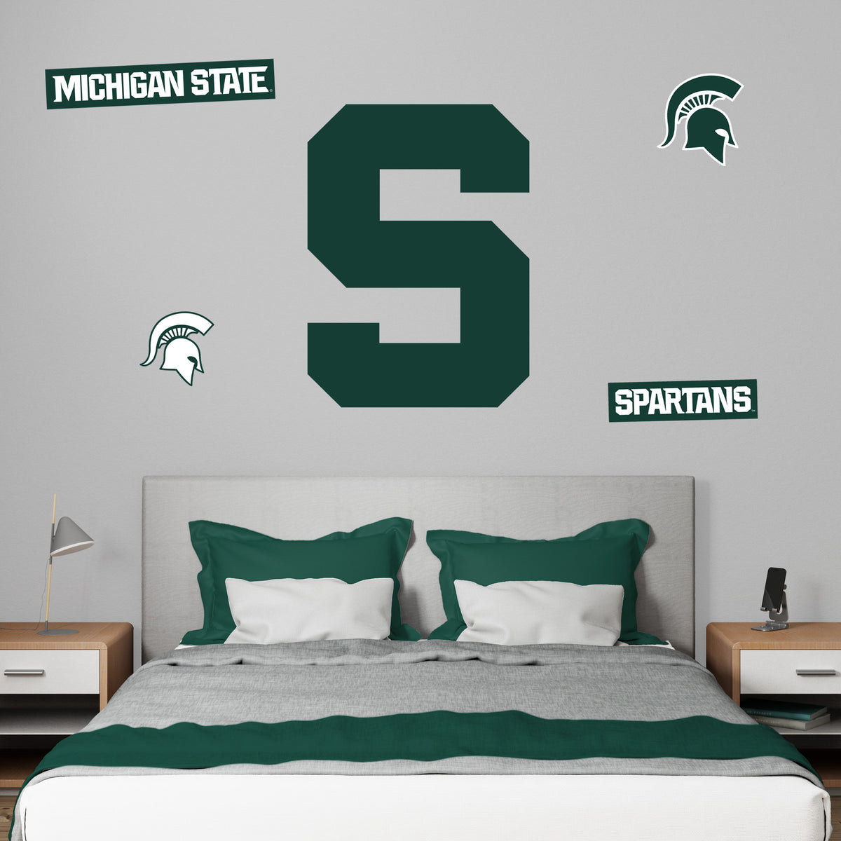 Michigan State Spartans - RealBig Block S Logo Collection - Official N ...