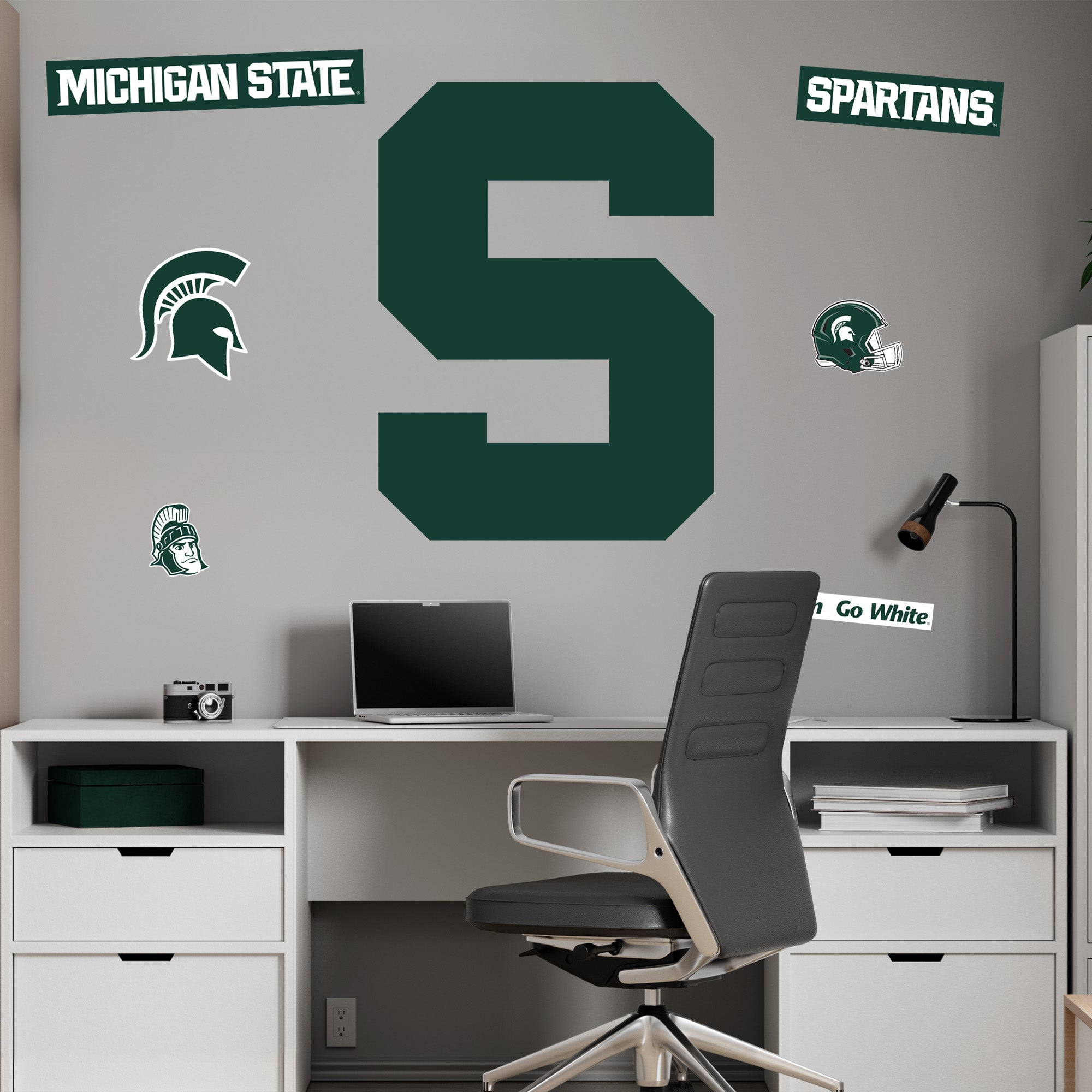 Michigan State Spartans - RealBig Block S Logo Collection - Official N ...