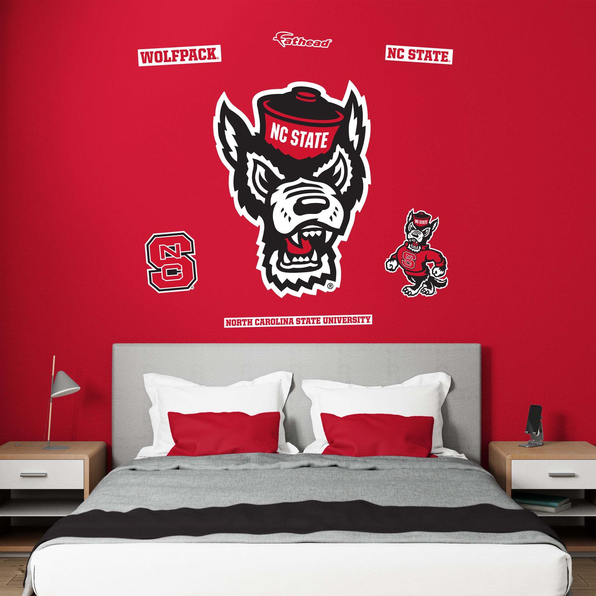 North Carolina State Wolfpack - RealBig Wolf Logo Collection - Officia ...