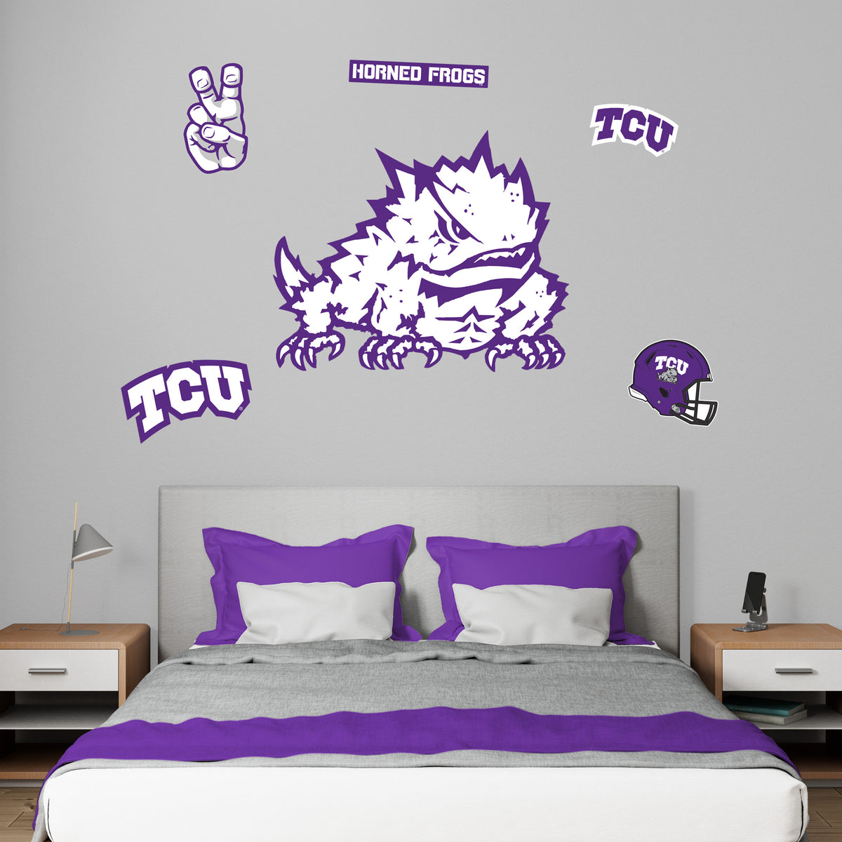 TCU Horned Frogs - RealBig Alternate Logo Collection - Official NCAA ...