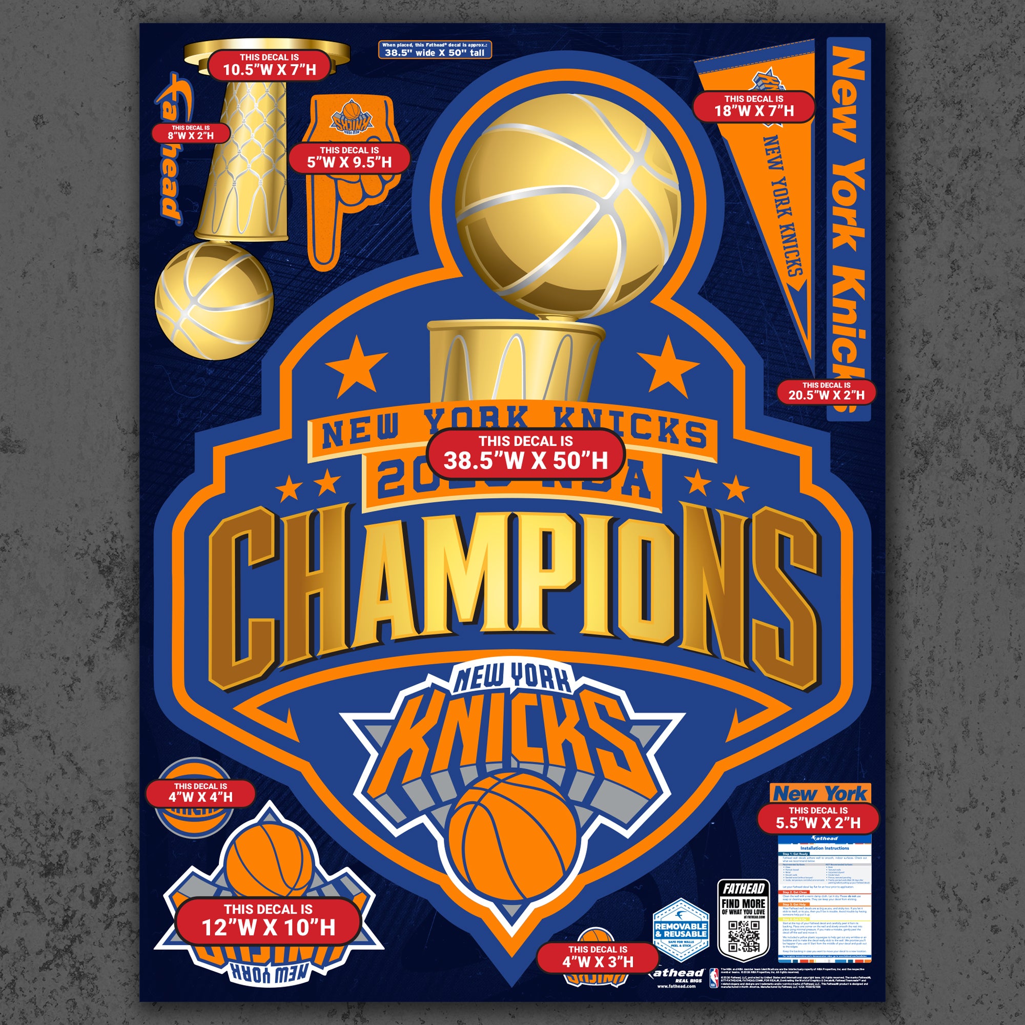 NBA 2026 Champions - RealBig Logo Collection - Official NBA - New York ...