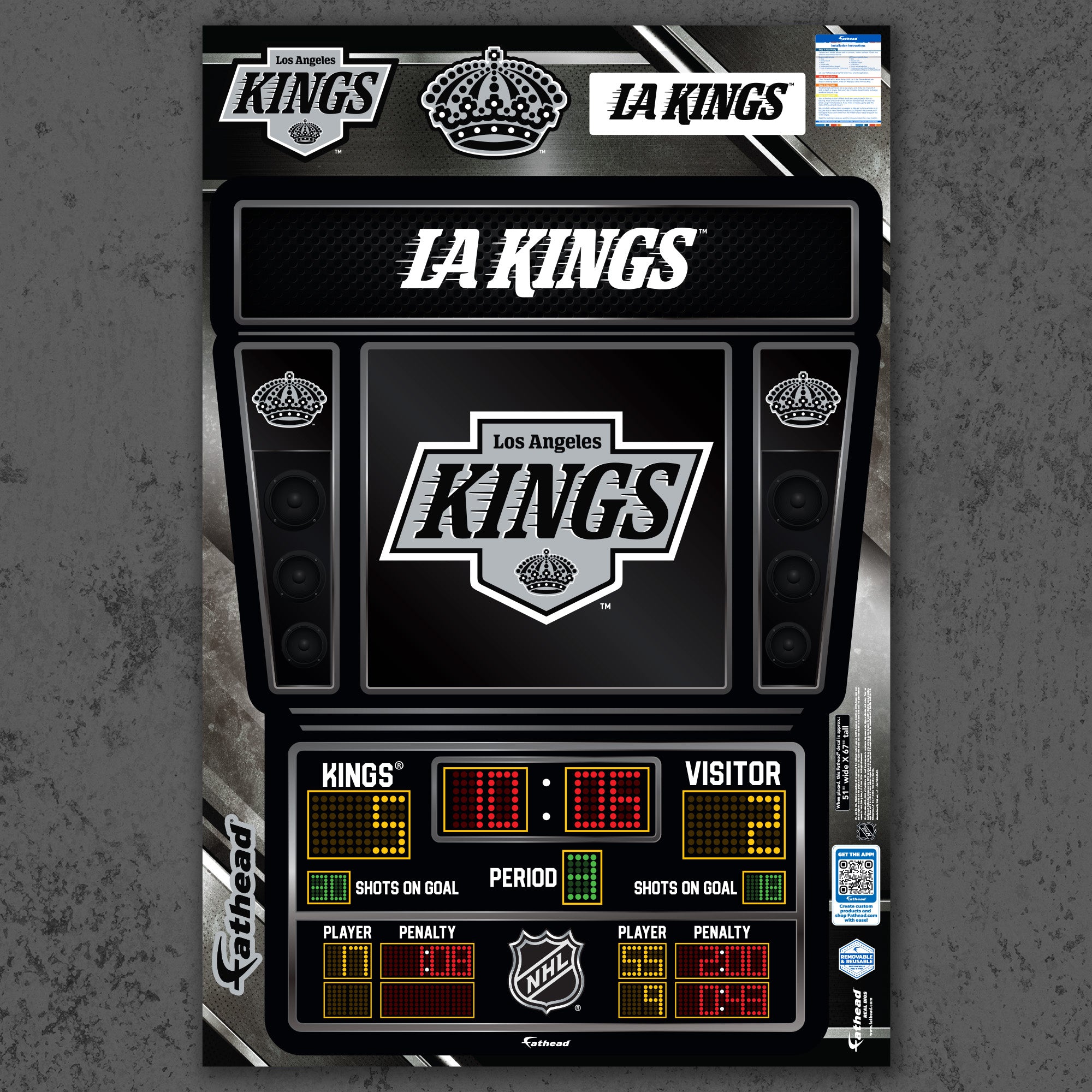 Los Angeles Kings - RealBig Scoreboard Collection - Official NHL - Reu ...