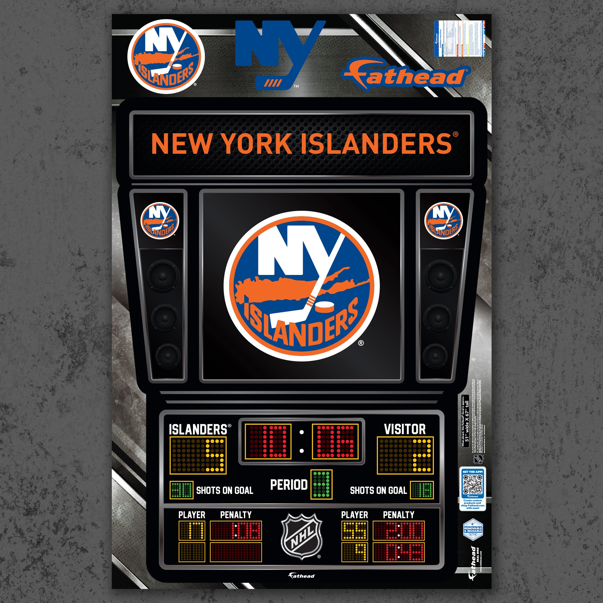 New York Islanders - RealBig Scoreboard Collection - Official NHL - Re ...