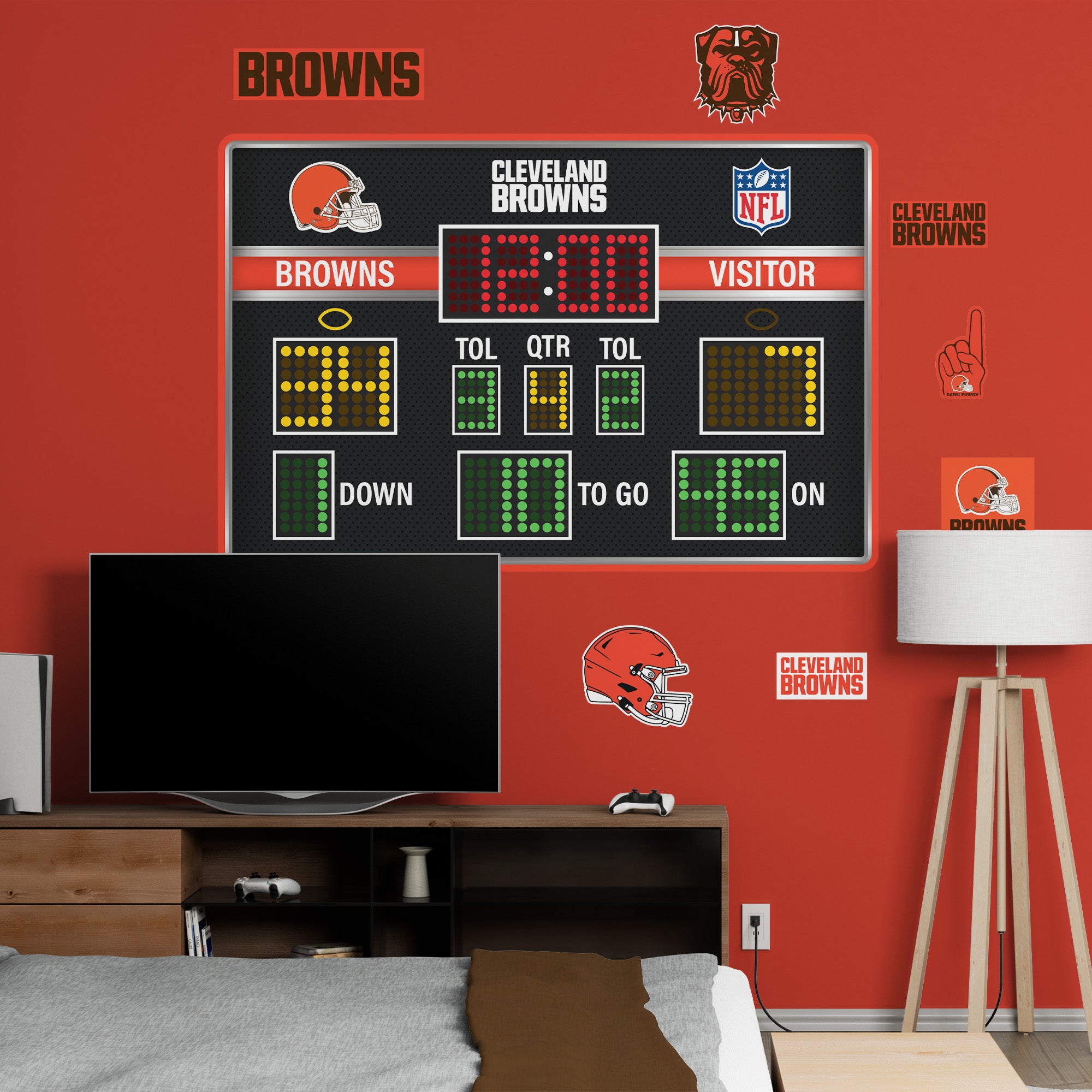 Cleveland Browns - RealBig Scoreboard Collection - Official NFL - Reus ...