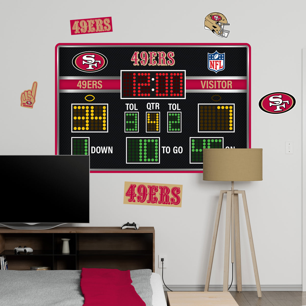 San Francisco 49ers - RealBig Scoreboard Collection - Official NFL - R ...