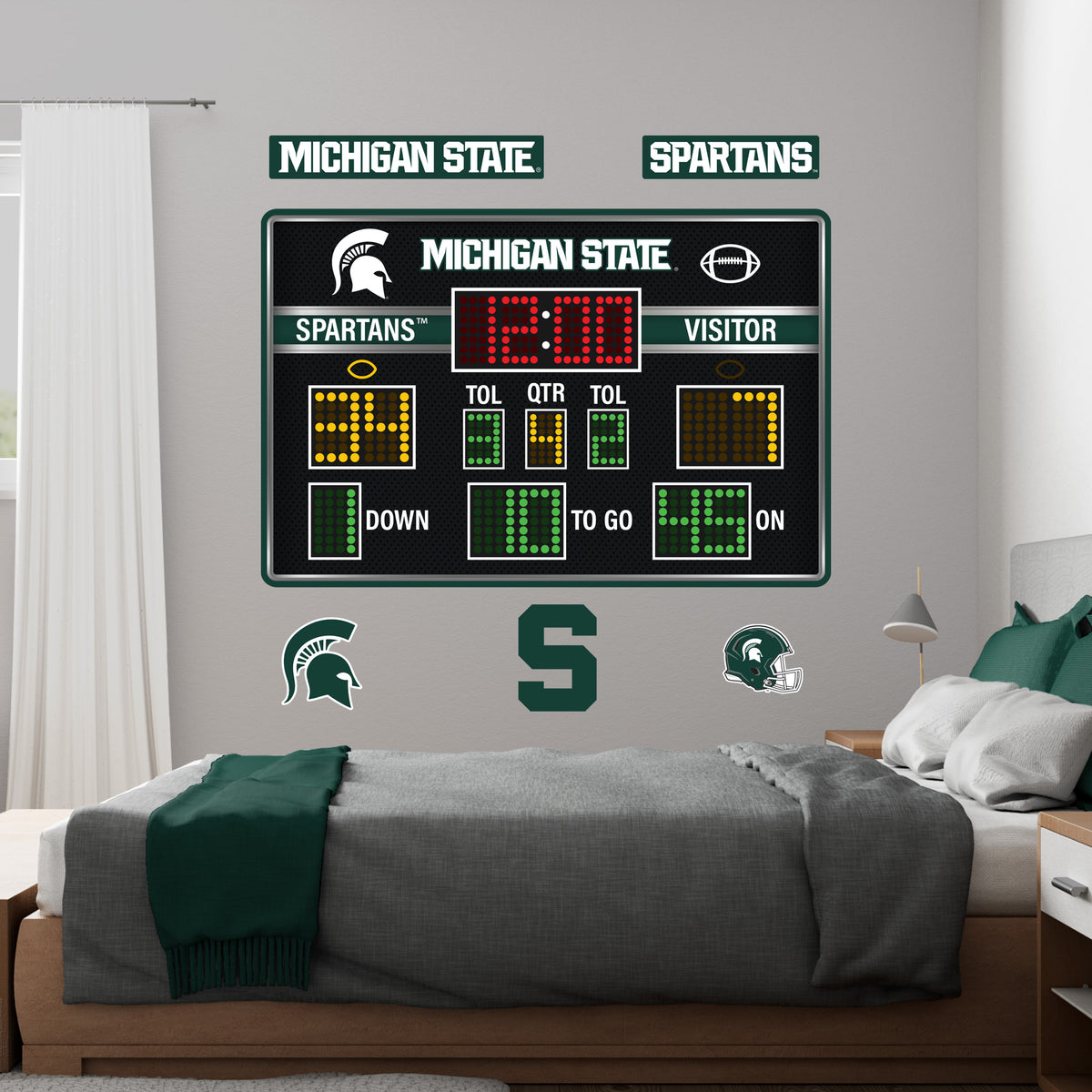 Michigan State Spartans - Football Scoreboard Collection - Official NC ...