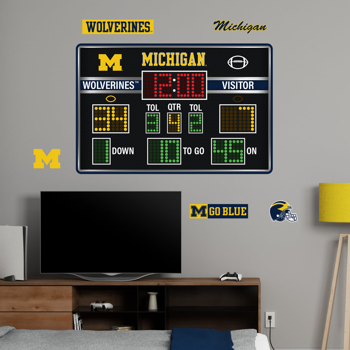 Michigan Wolverines - Football Scoreboard Collection - Official NCAA ...