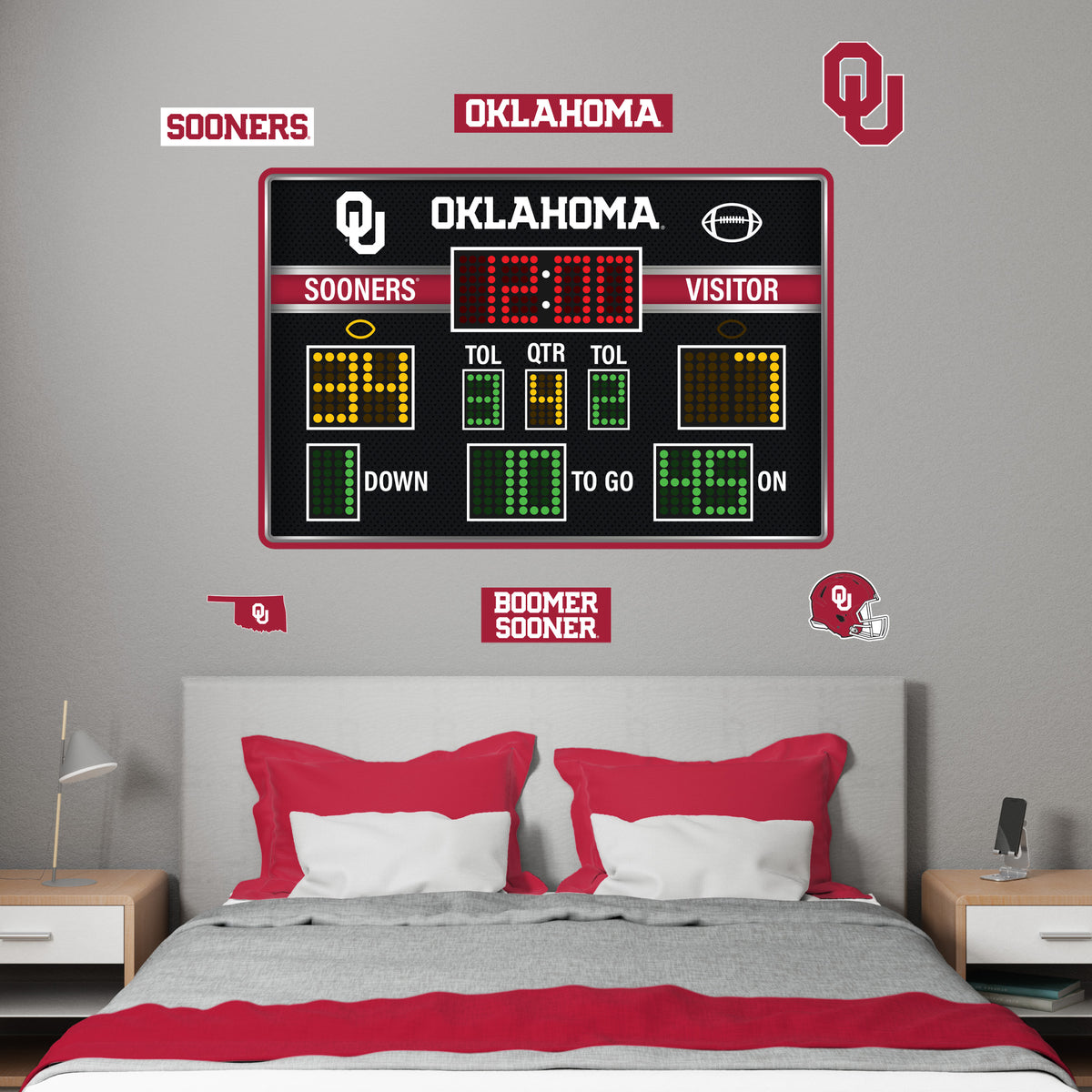 Oklahoma Sooners - Football Scoreboard Collection - Official NCAA - Re ...