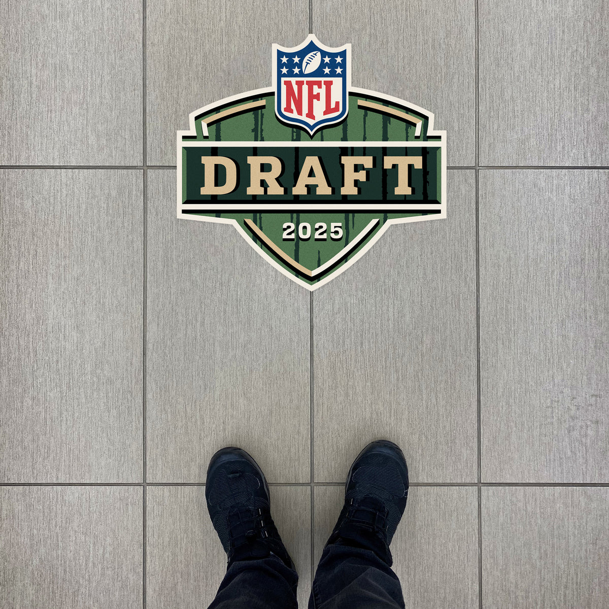2025 Draft Logo - Outdoor Wall Decal - Official NFL - Scratch Resistan ...