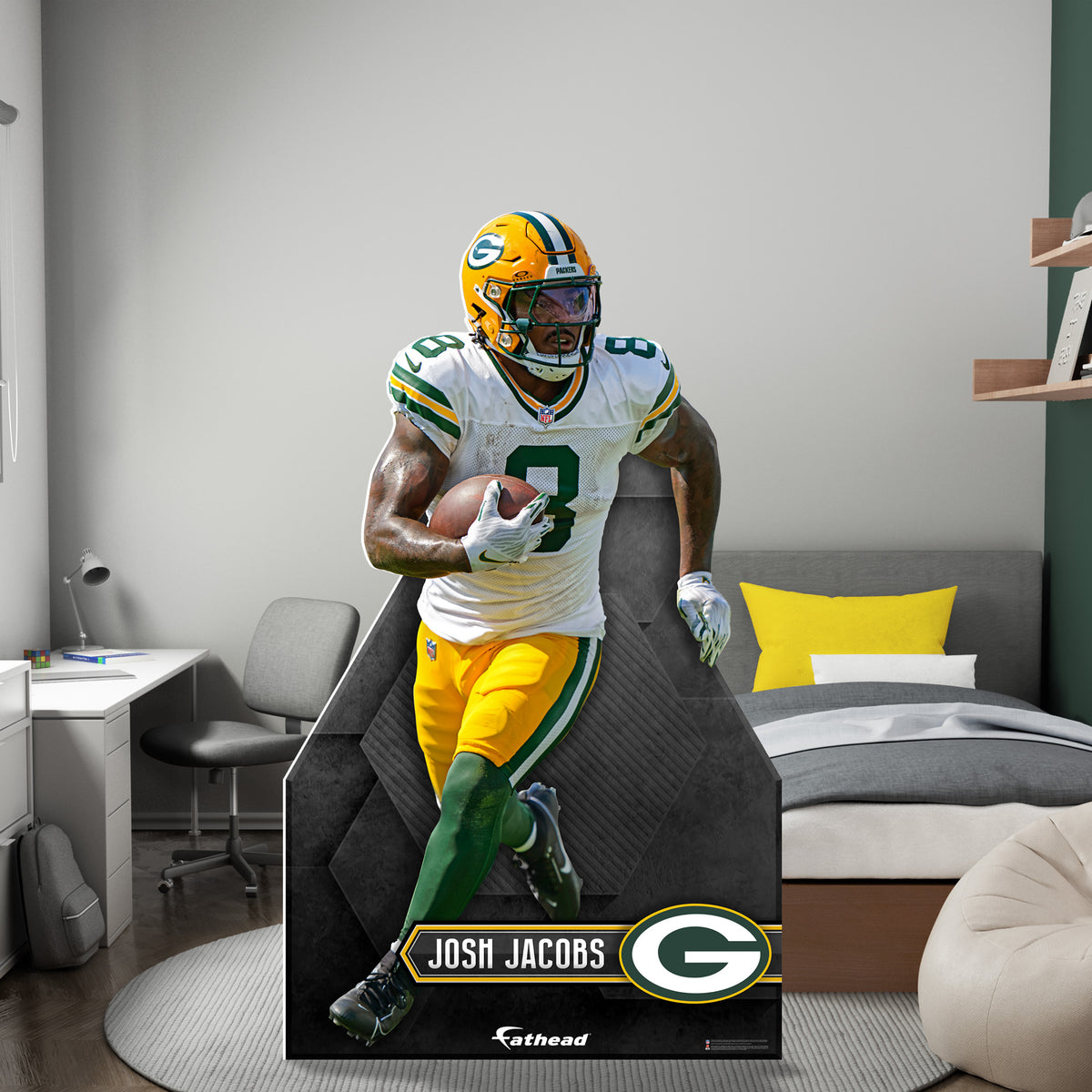 Josh Jacobs - Life-Size Stand Out - Official NFL - Green Bay Packers ...