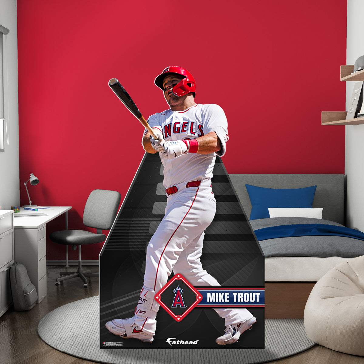 Mike Trout - Life-Size Stand Out - Official MLB - Los Angeles Angels ...