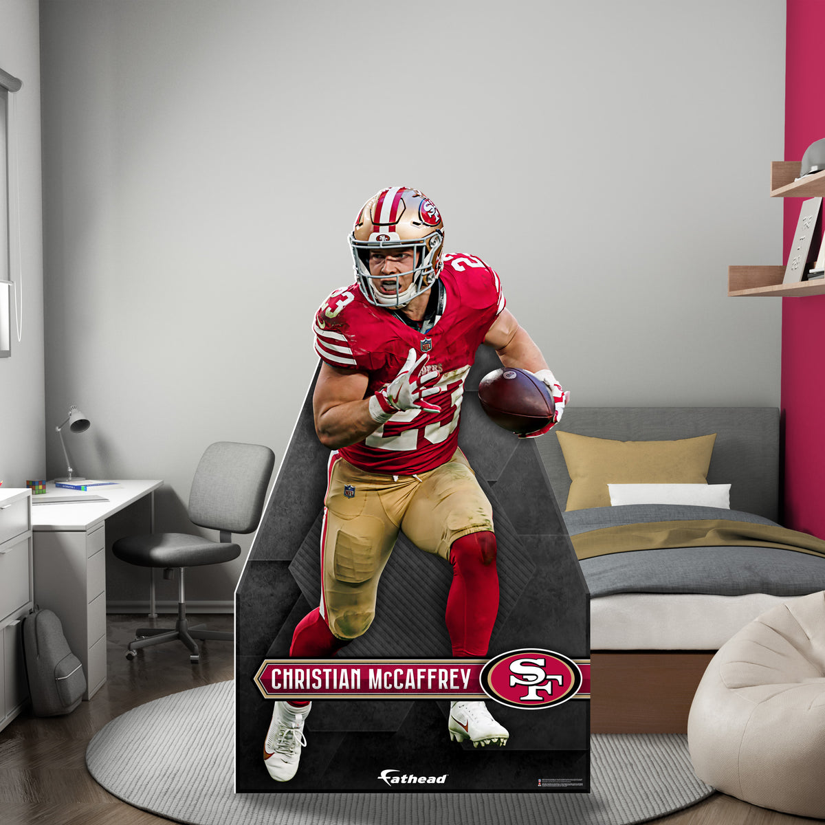 Christian McCaffrey - Life-Size Stand Out - Official NFL - San Francis ...