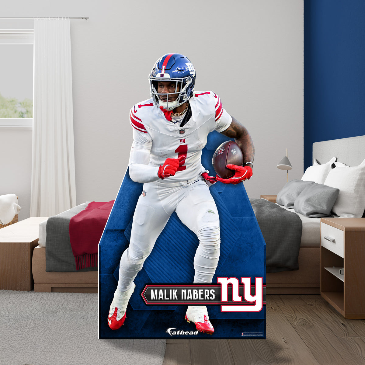 Malik Nabers - Life-Size Stand Out - Official NFL - New York Giants ...