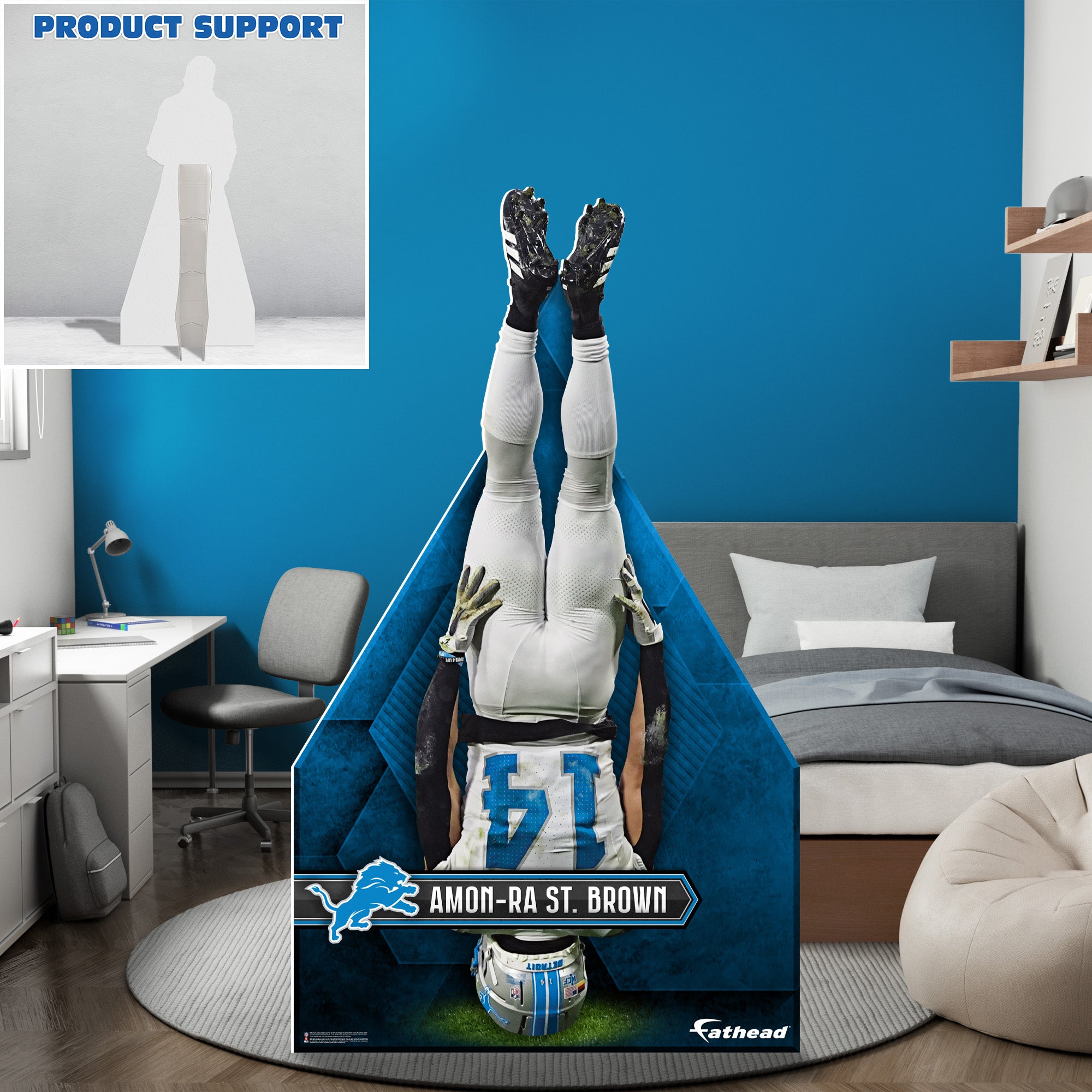 Amon-Ra St. Brown - Life-Size Headstand Stand Out - Official NFL - Det ...