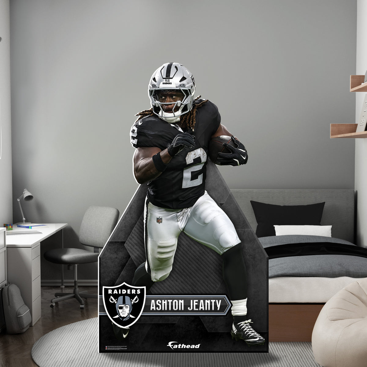 Ashton Jeanty - Life-Size Stand Out - Official NFL - Las Vegas Raiders ...