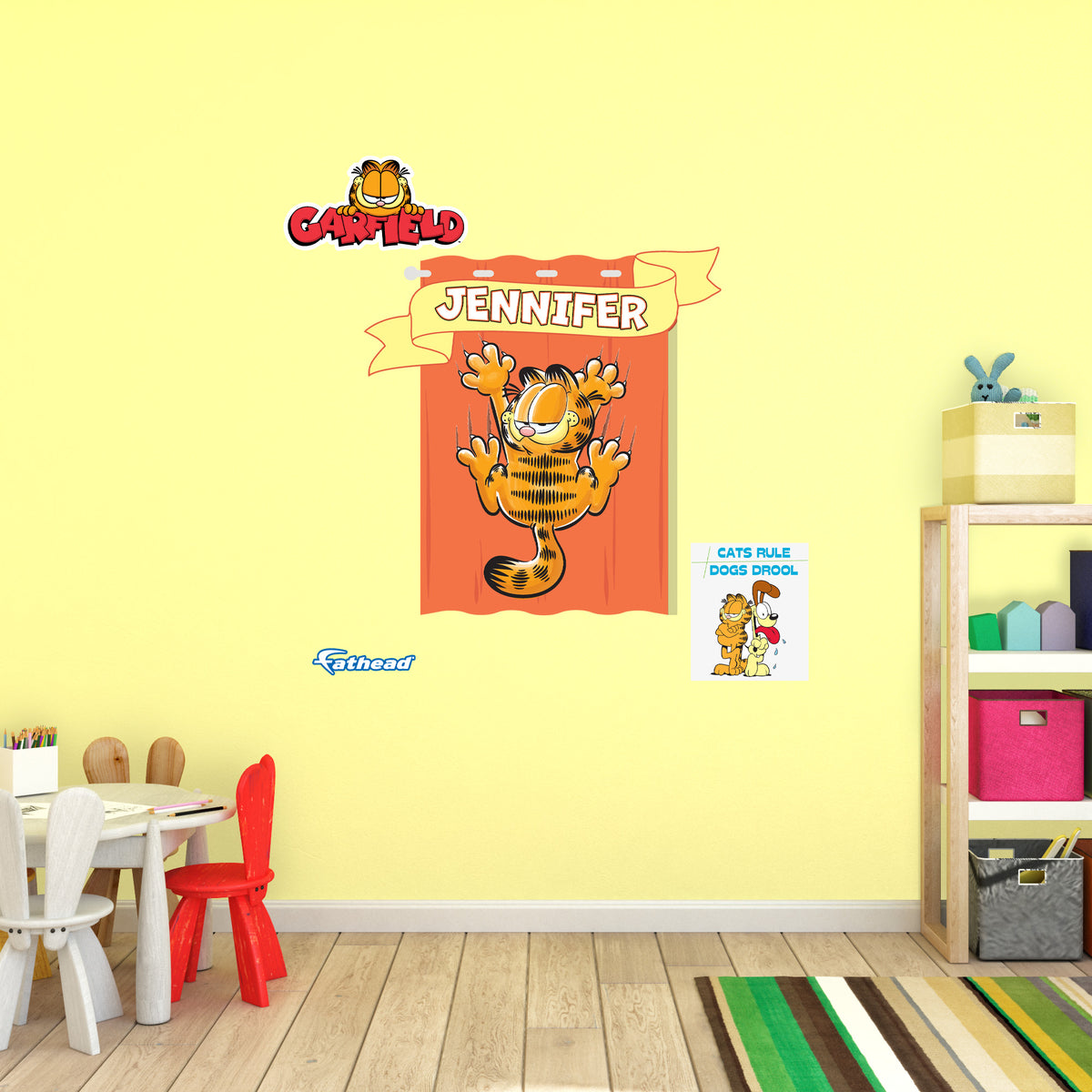Garfield - Scratch Graphic - With Personalized Name - Official Nickelo ...