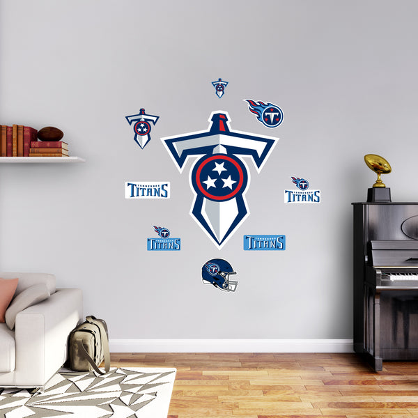Tennessee Titans: Sword Logo - Officially Licensed NFL Removable Adhes ...
