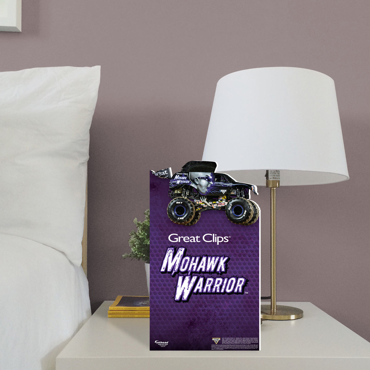 Mohawk Warrior - Mini Stand Out - Official Monster Jam - Cardstock Cut ...