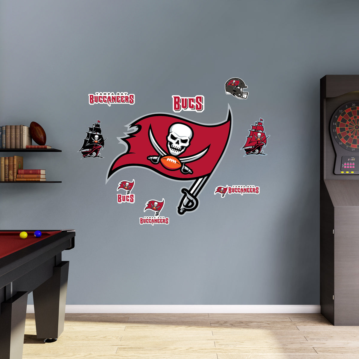 Tampa Bay Buccaneers - RealBig Logo Collection - Official NFL - Reusab ...