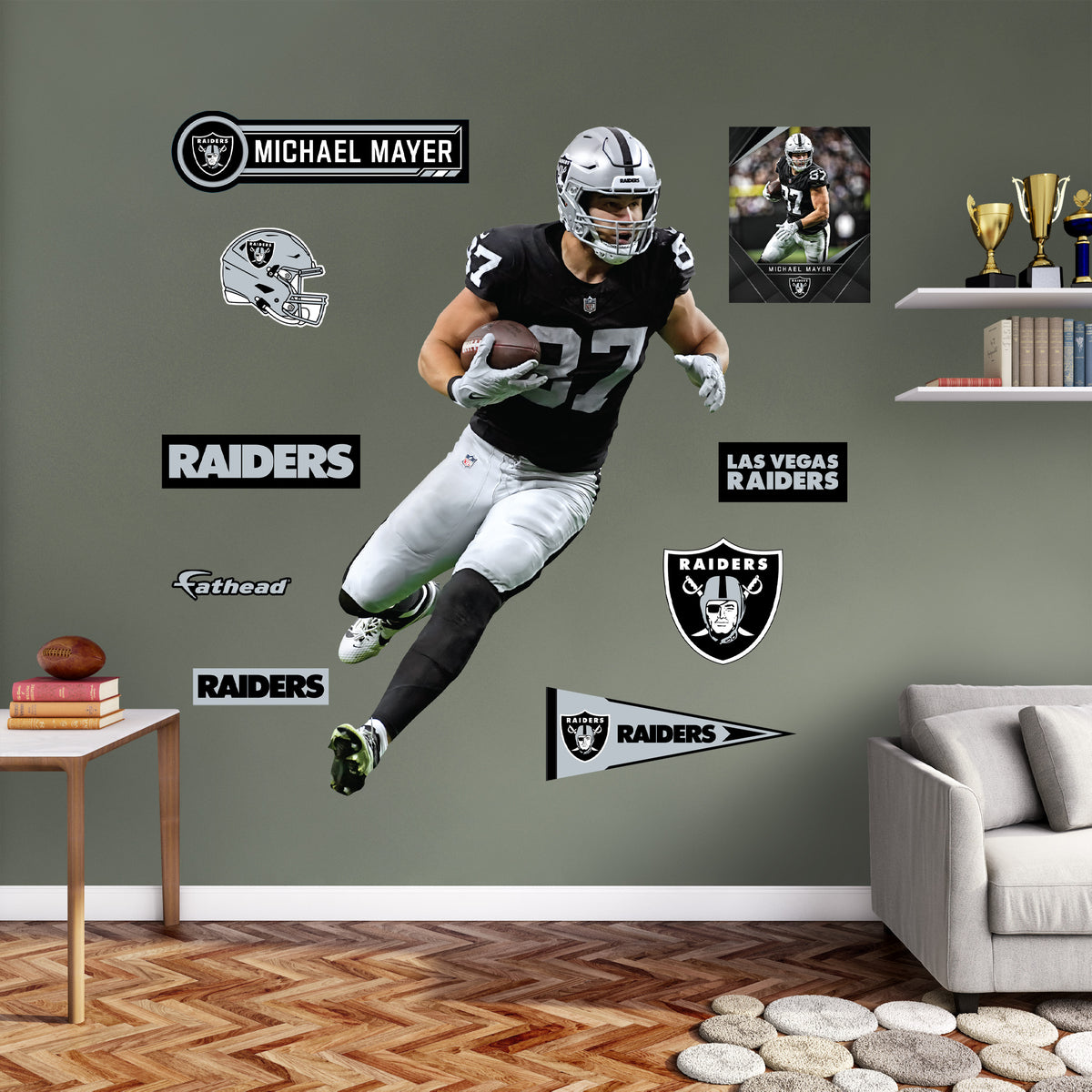 Michael Mayer - RealBig Collection - Official NFL - Las Vegas Raiders ...