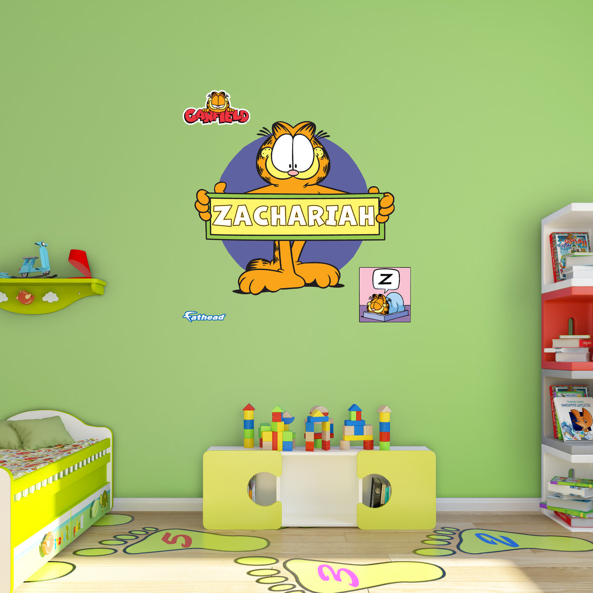 Garfield - Garfield Graphic - With Personalized Name - Official Nickel ...