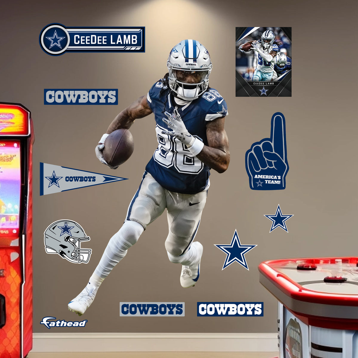 CeeDee Lamb - RealBig Blue Collection - Official NFL - Dallas Cowboys ...