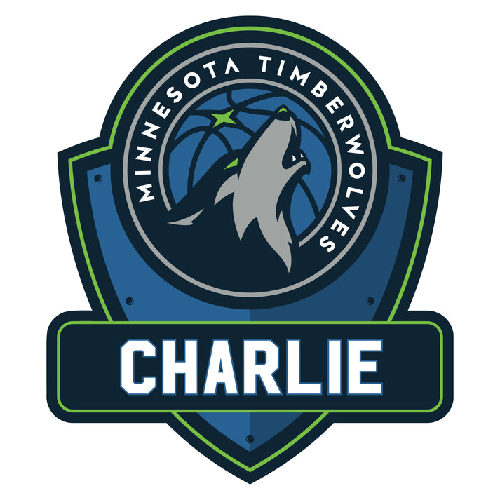 Minnesota Timberwolves - Badge - With Personalized Name - Official NBA ...