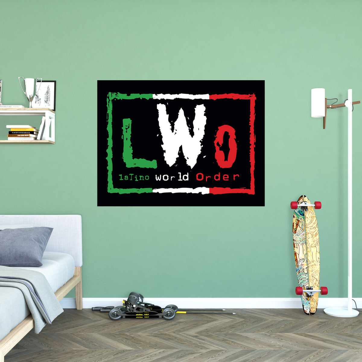 LWO - Peel & Stick Poster - Official WWE - Reusable Vinyl Wall Decal ...