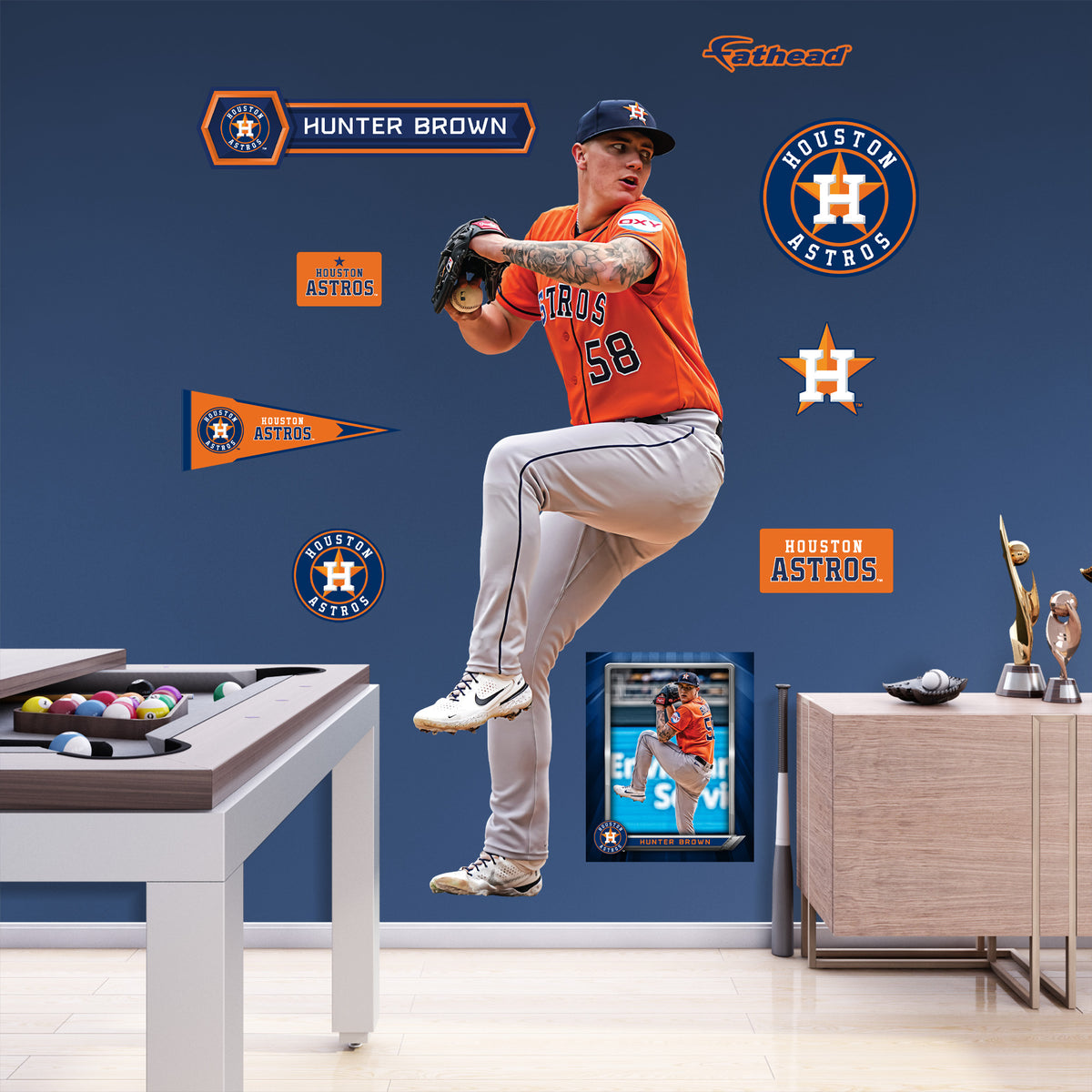 Hunter Brown - RealBig Collection - Official MLB - Houston Astros - Re ...