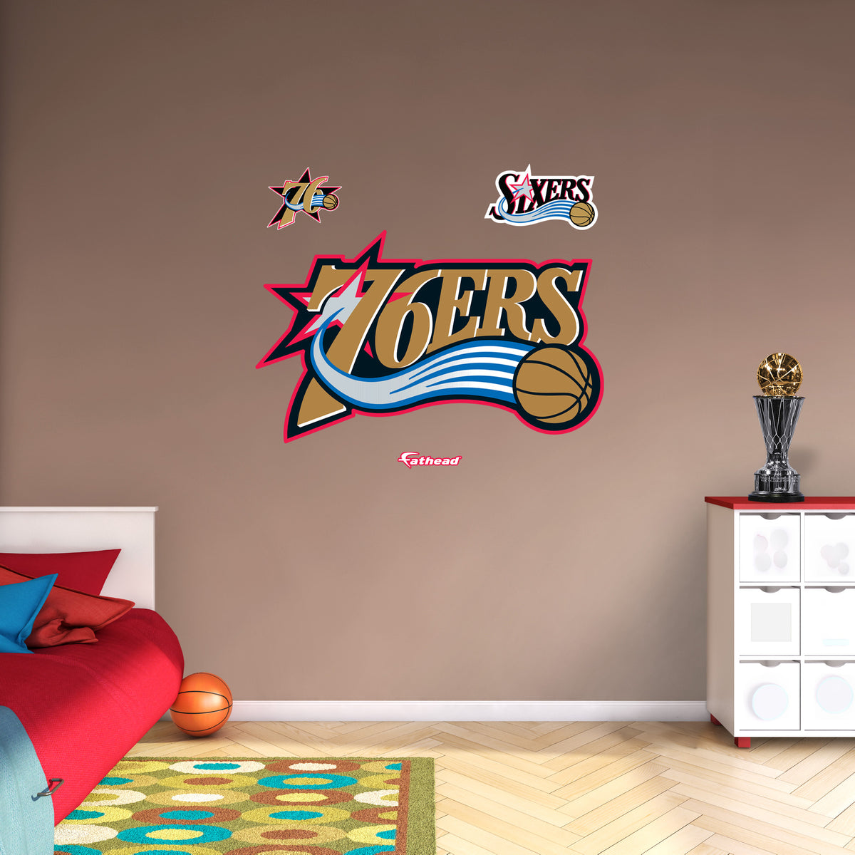 Philadelphia 76ers - RealBig Classic Logo Collection - Official NBA ...