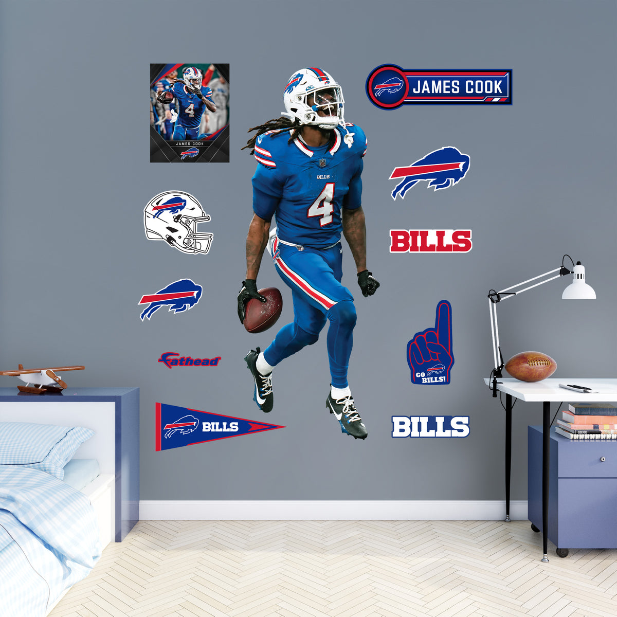 James Cook Celebration - RealBig Collection - Official NFL - Buffalo B ...