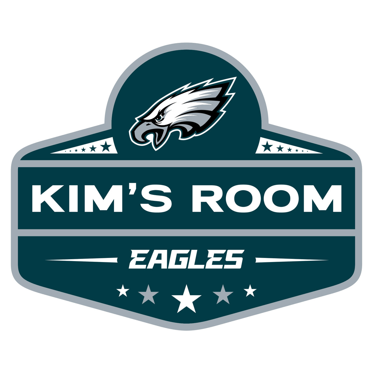 Philadelphia Eagles - Badge - With Personalized Name - Official NFL ...