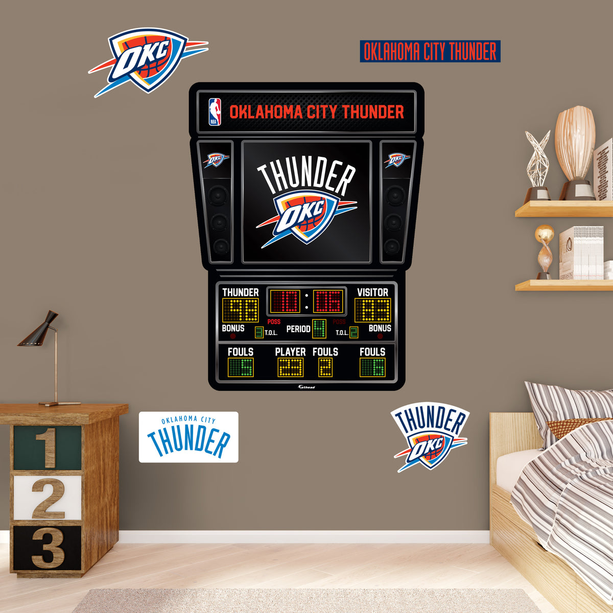 Oklahoma City Thunder - RealBig Scoreboard Collection - Official NBA ...
