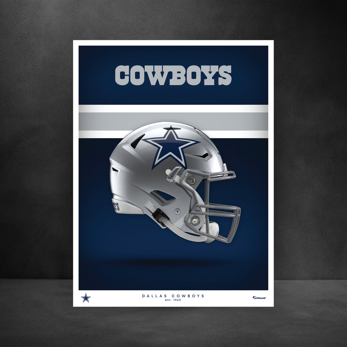 Dallas Cowboys - Helmet Series - Peel & Stick Poster - Official NFL ...