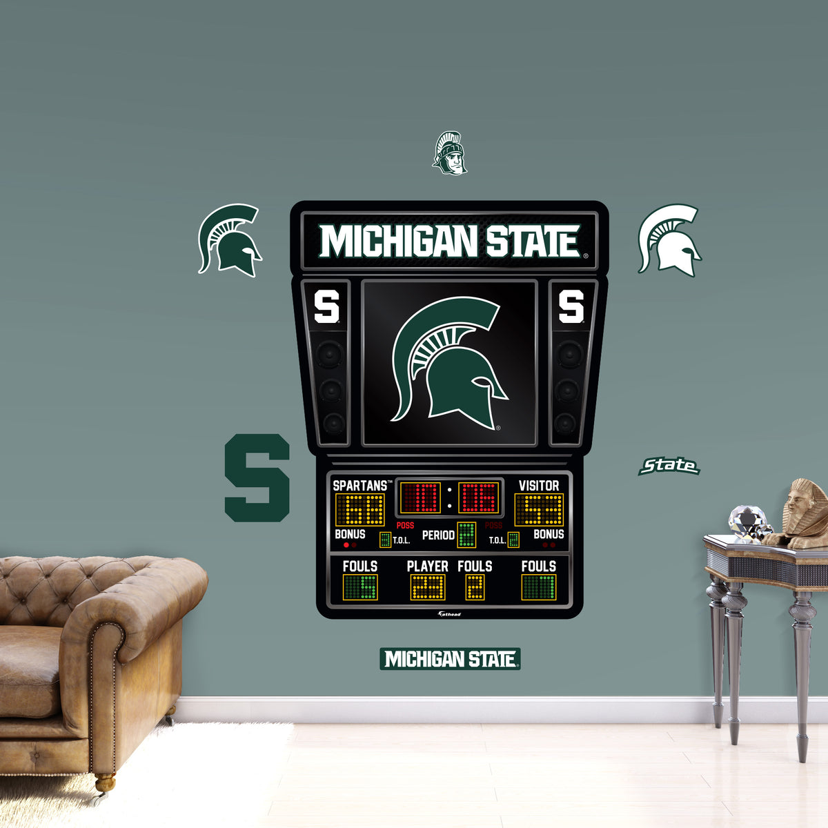 Michigan State Spartans - RealBig Basketball Scoreboard Collection - O ...