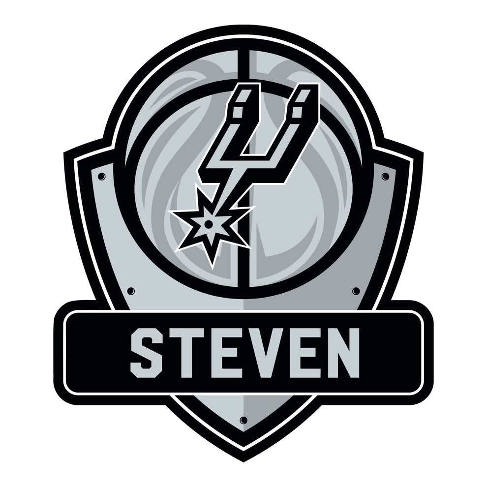 San Antonio Spurs - Badge - With Personalized Name - Official NBA - Vi ...