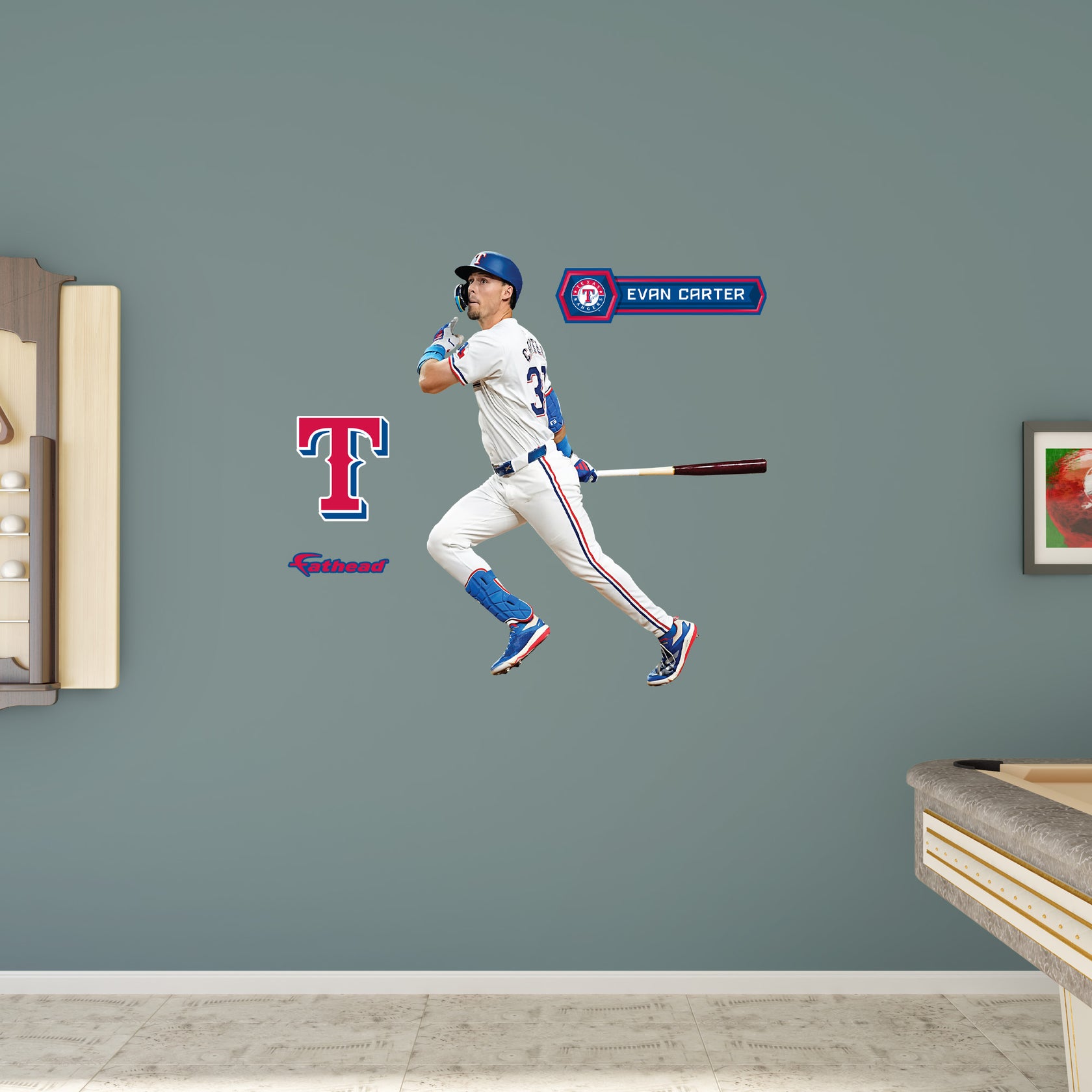 Evan Carter - RealBig Collection - Official MLB - Texas Rangers - Reus ...