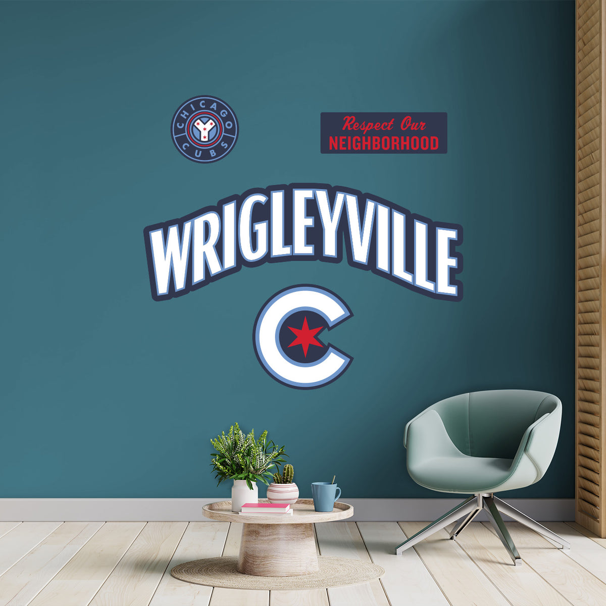 Chicago Cubs - RealBig Wrigleyville City Connect Logo Collection - Off ...