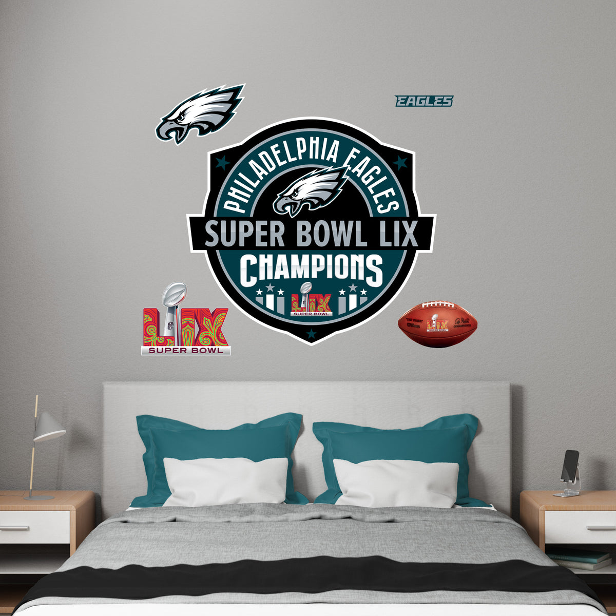 Super Bowl LIX Champions Logo - Realbig Collection - Official NFL - Ph ...