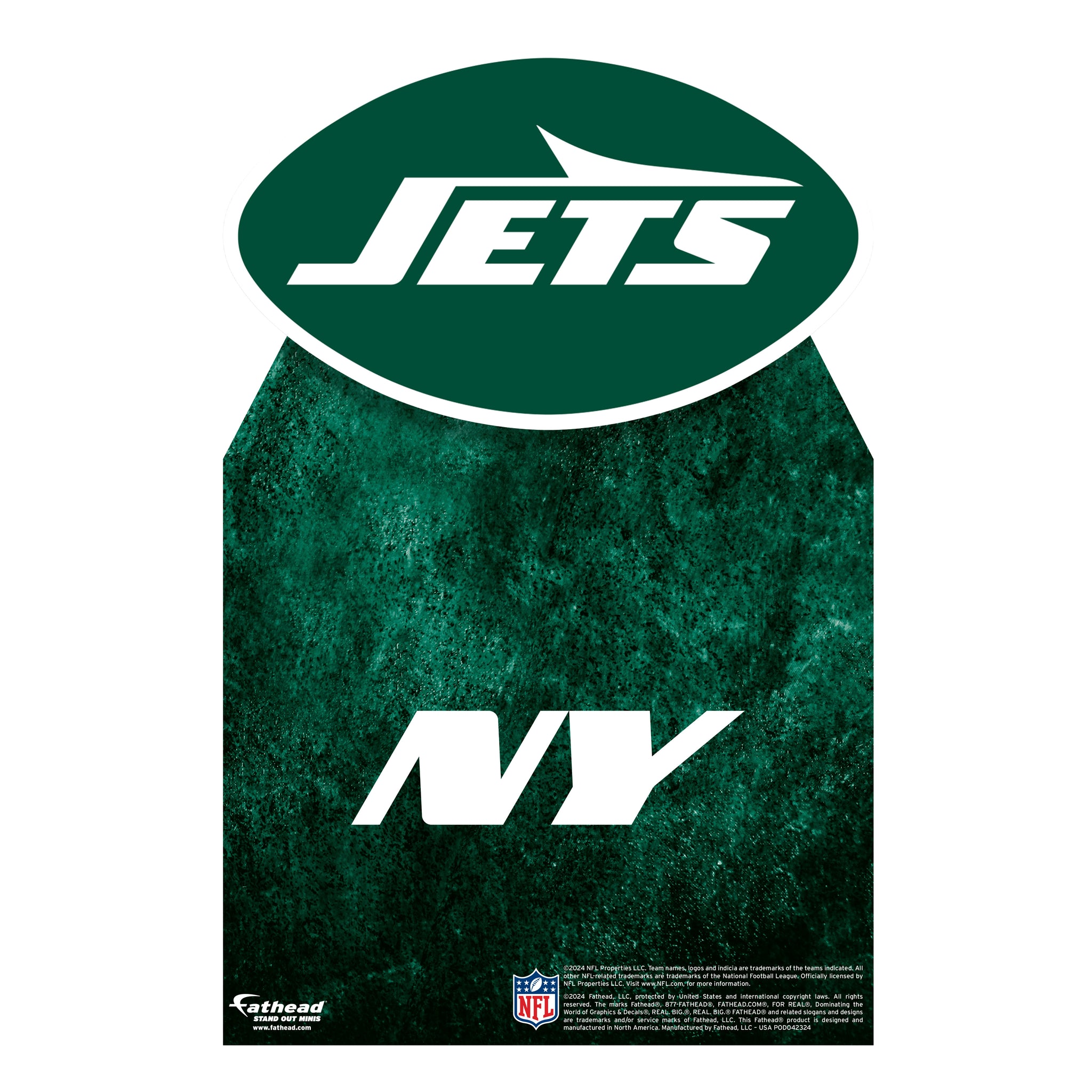 New York Jets Logo - Mini Stand Out - Official NFL - Cardstock Cutout ...