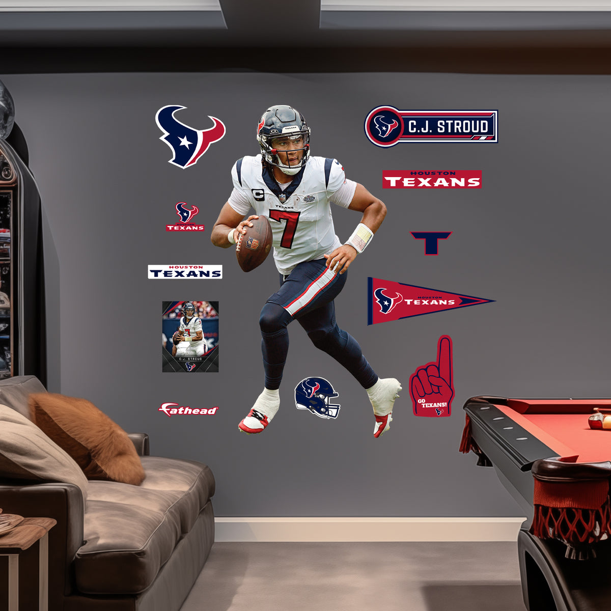 C.J. Stroud - RealBig Away Collection - Official NFL - Houston Texans ...