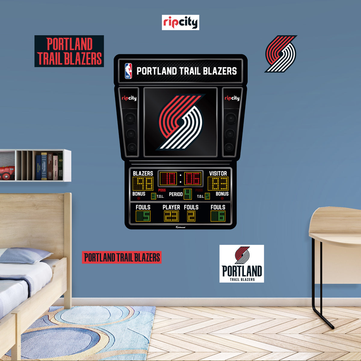 Portland Trail Blazers - RealBig Scoreboard Collection - Official NBA ...